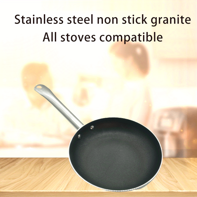 Nonstick Frying Pan 304 Stainless Steel Skillet Egg Fry Pan - Temu ...