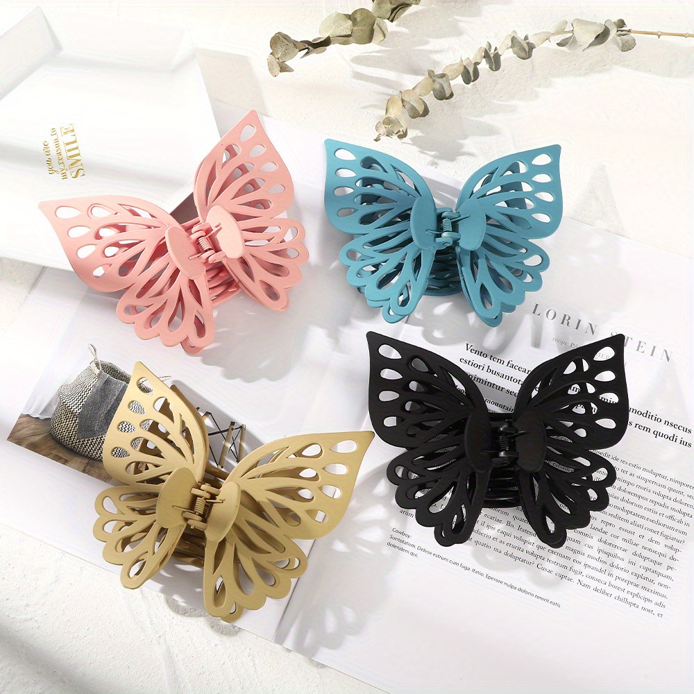 Hollow Hair Clips Claw Clips Daily Decorative Hair - Temu Norway