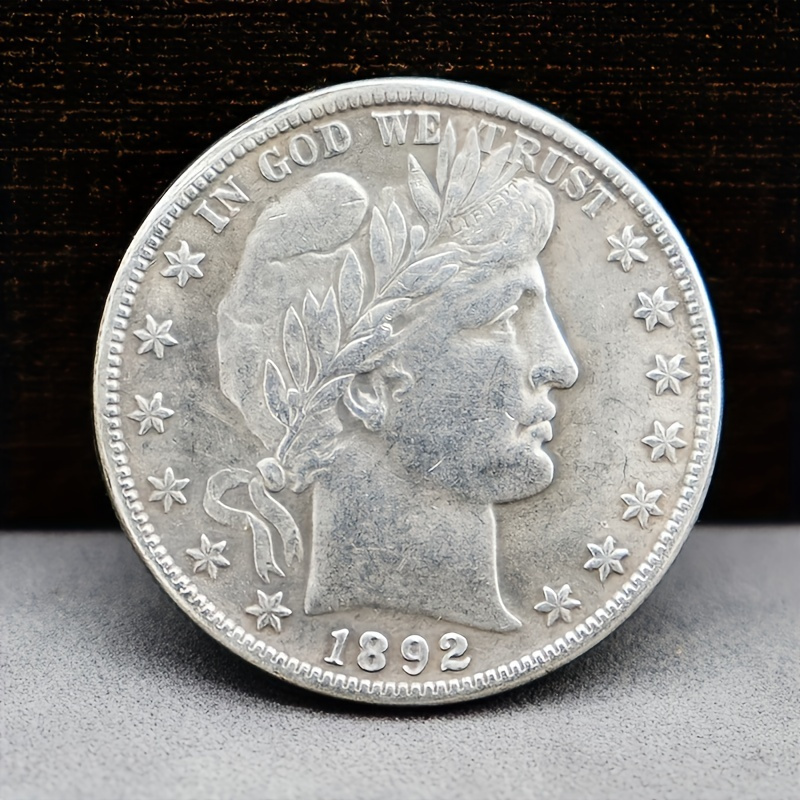 1892 Vintage Collectible Coin A Unique Brass Plated Souvenir Craft Gift ...