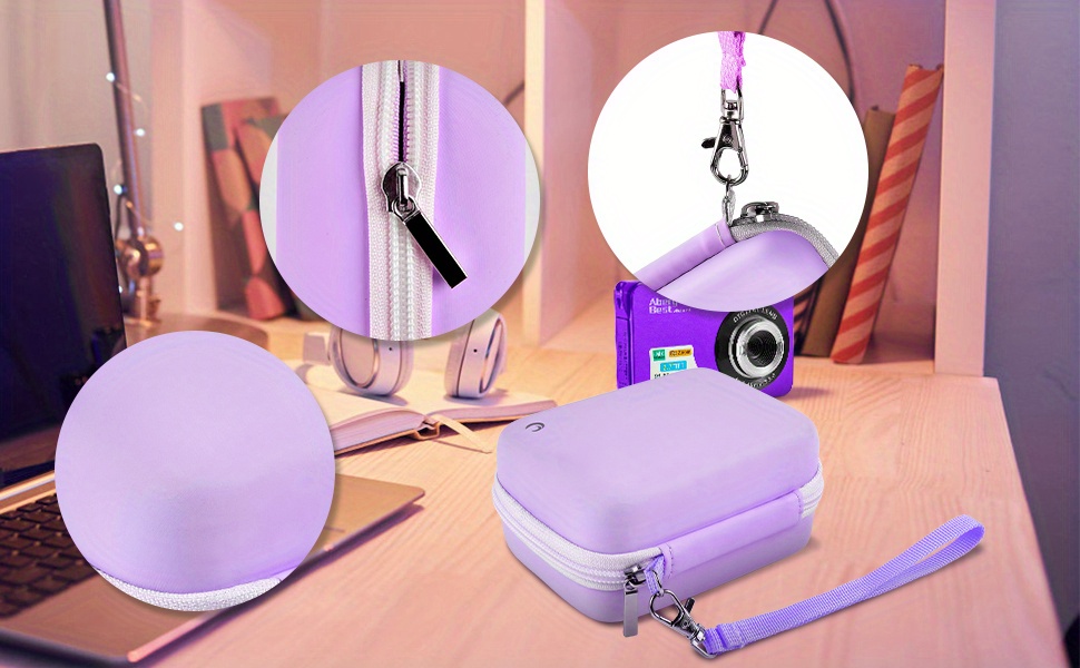 Digital Camera Case - Purple - Temu United Kingdom