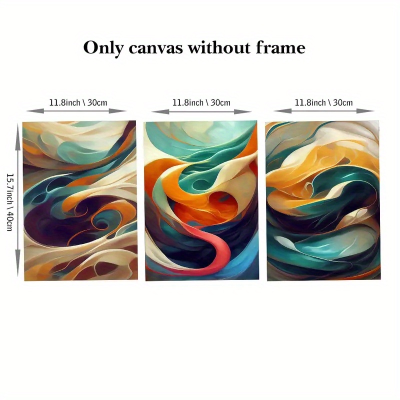 Unframed Canvas Poster Modern Art Nordic Wall Art Abstract - Temu ...