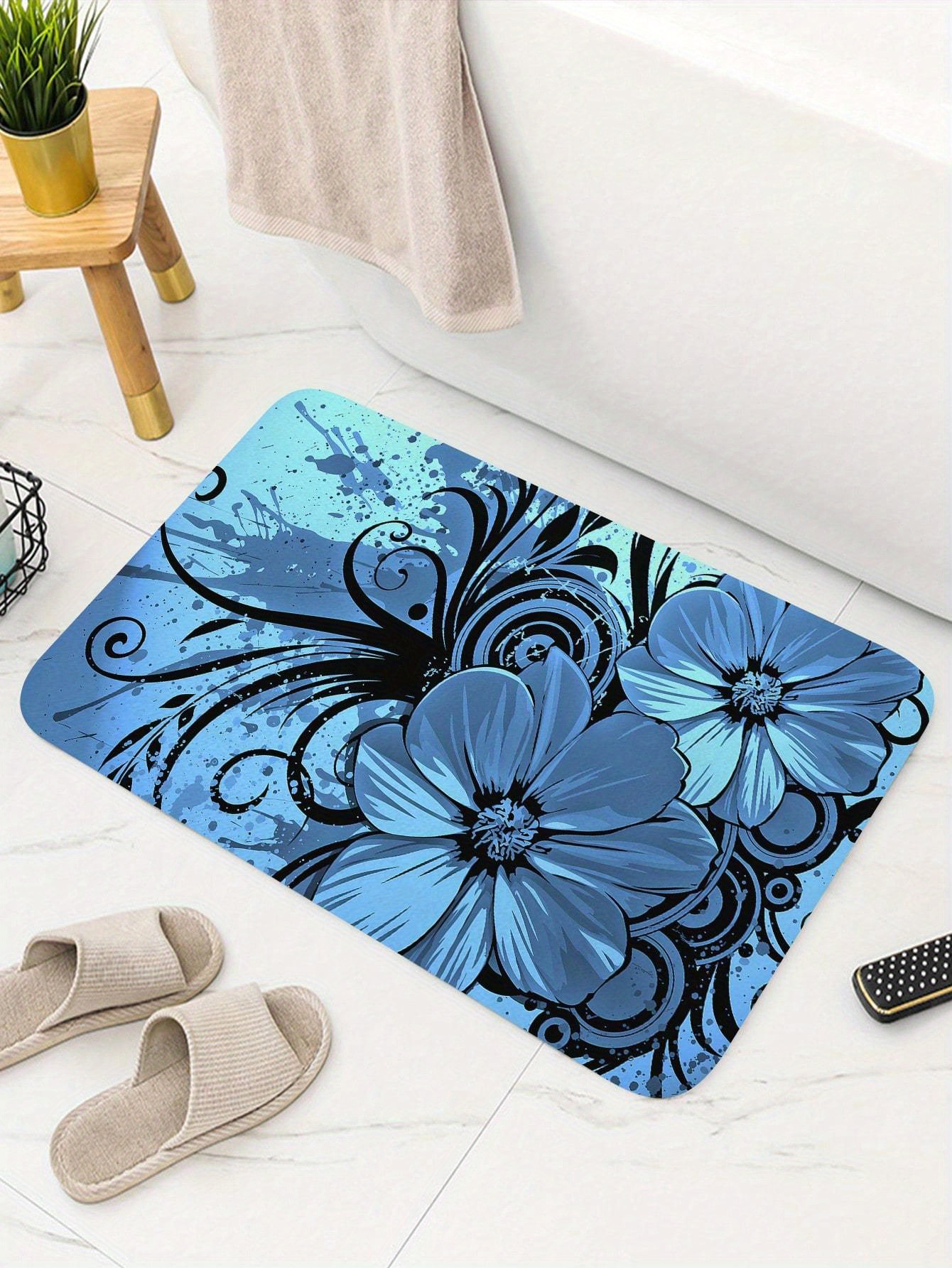 bath mat rug bathroom toilet mat ultra soft non - Temu Australia