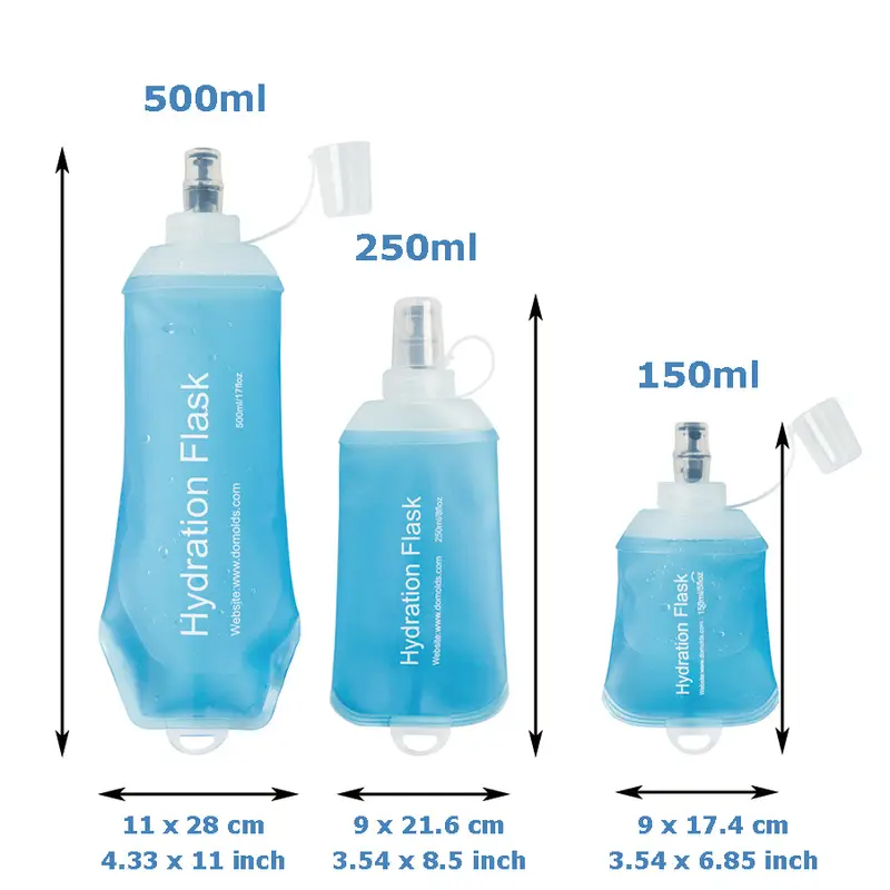 500ml250ml150ml 食品グレード Tpu 軟水バッグ、屋外キャンプ、ランニング、ジョギング、 、サイクリング用 Bpa フリー