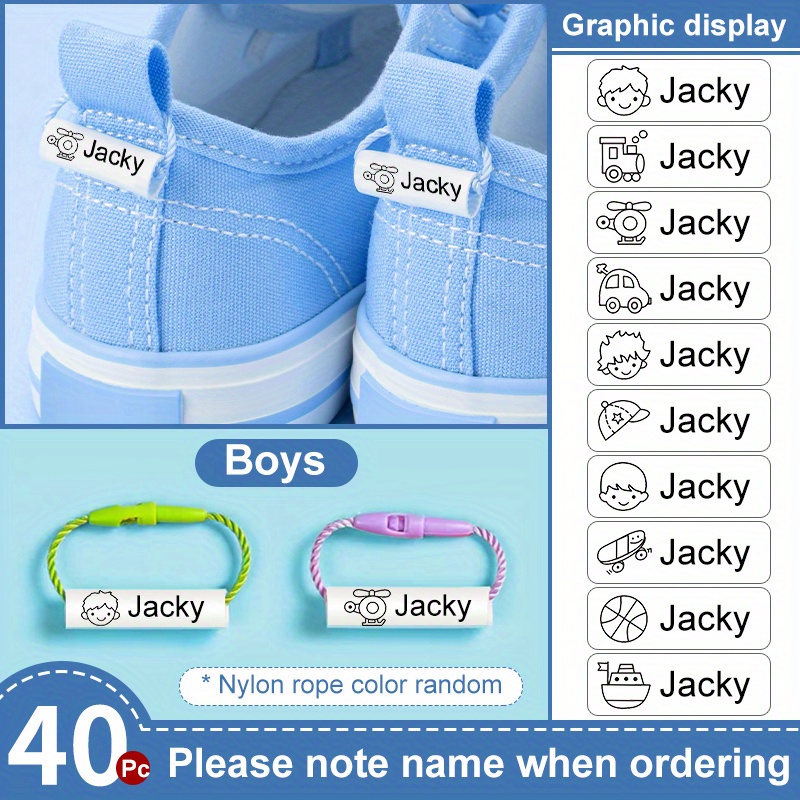 Customizable Shoe Name Tags Perfect Easily Identify Shoes - Temu South ...