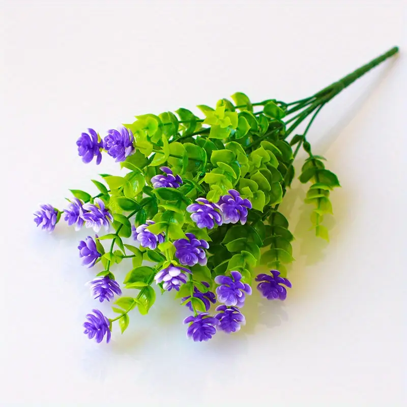 屋外用造花3個、耐紫外線プラスチック製の花と植物、バルクシルク造花は、屋外墓地屋内花瓶や植木鉢の装飾用の吊り下げ植木鉢に使用されます