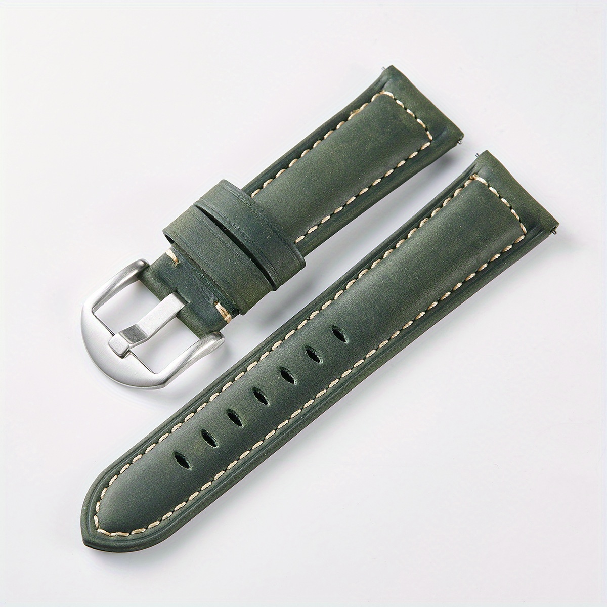 Genuine Leather Strap Quick Release Universal Smart Watch - Temu Ireland