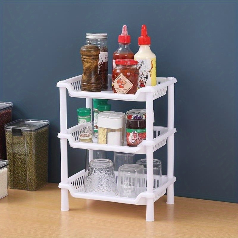 Multifunction Desktop Storage Rack Three layer Seasoning - Temu Norway