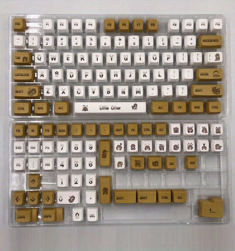 134 key Otter Xda Keycap Pbt Thermal Sublimation - Temu