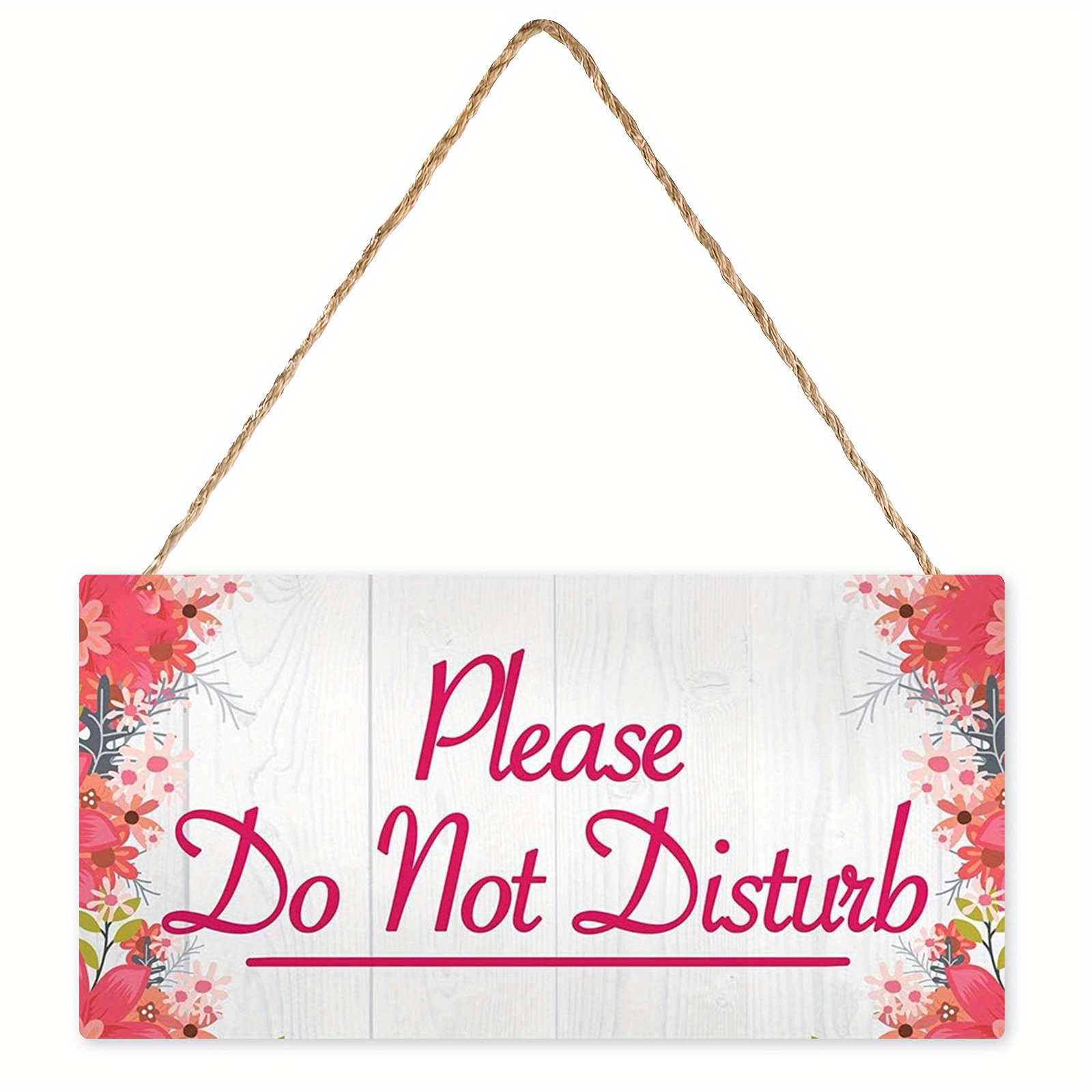 Wooden Hanging Plaque Not - Temu Australia