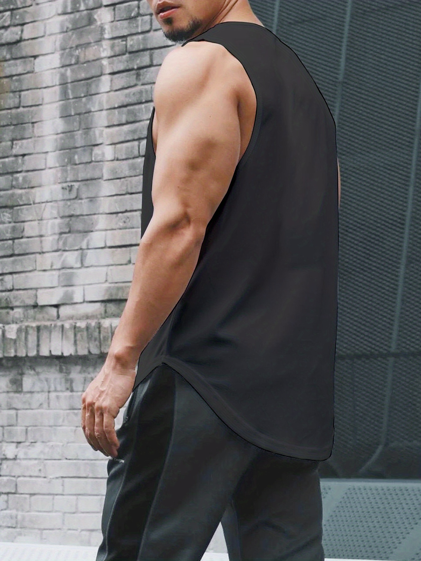 Stylish Eagle Print Men's Casual Round Neck Tank Top Men's - Temu ...