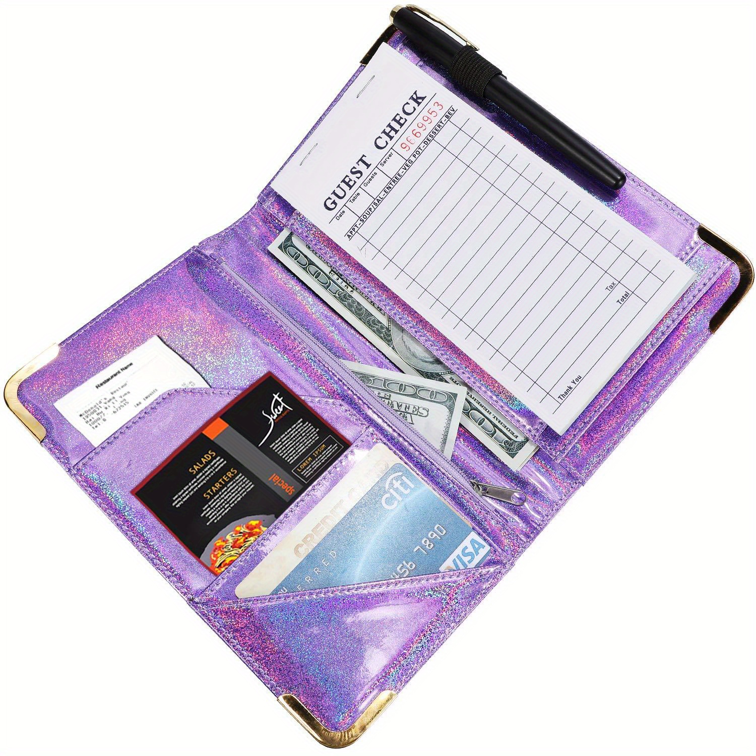 versatile bill folder book pen card innovative practical - Temu