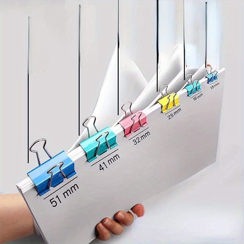 Color Long Tail Ticket Office Supplies Folder Document Metal - Temu New ...