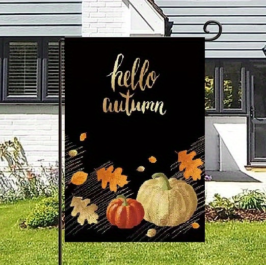 Fall Garden Flag Fall Happy Flag Fall Harvest Flag Double - Temu Australia
