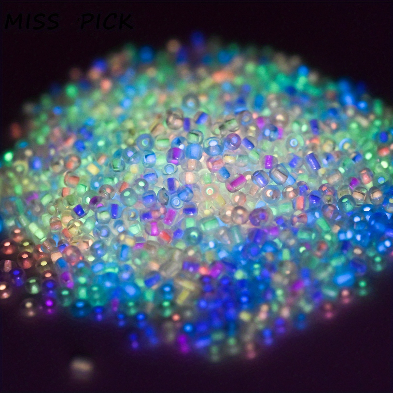 Fishing Line Beads Glow-in-the-Dark Fishing Beads - 600/250/120pc Sizes ...