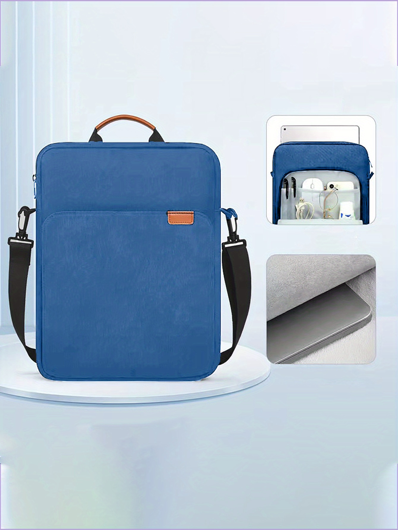 Simple Tablet Mobile Phone Laptop Storage Bag Shoulder Bag - Temu ...