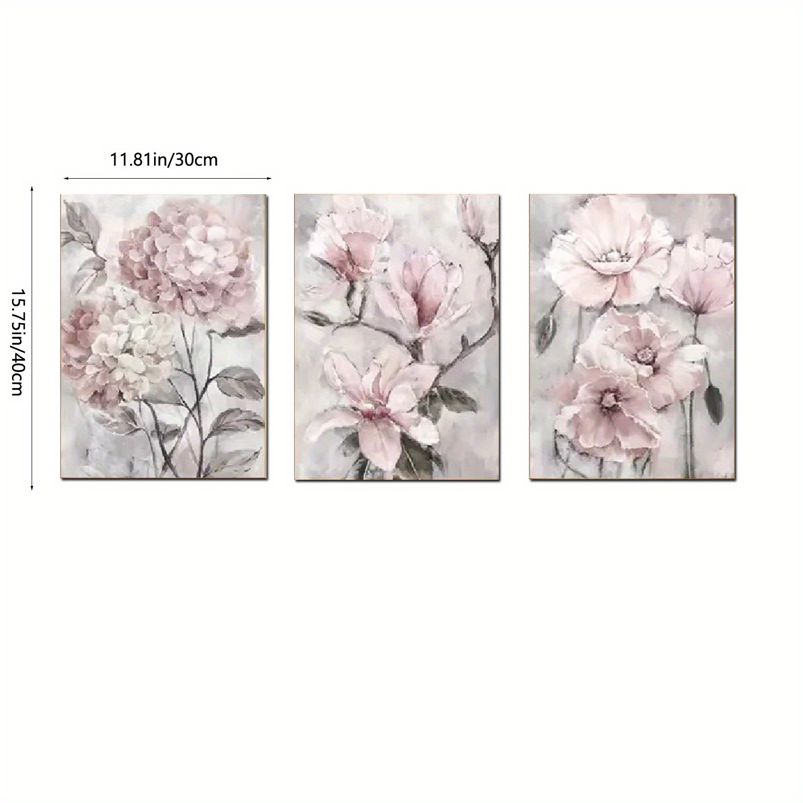 Unframed Canvas Poster Modern Art Flower Wall Art Decorative - Temu Denmark