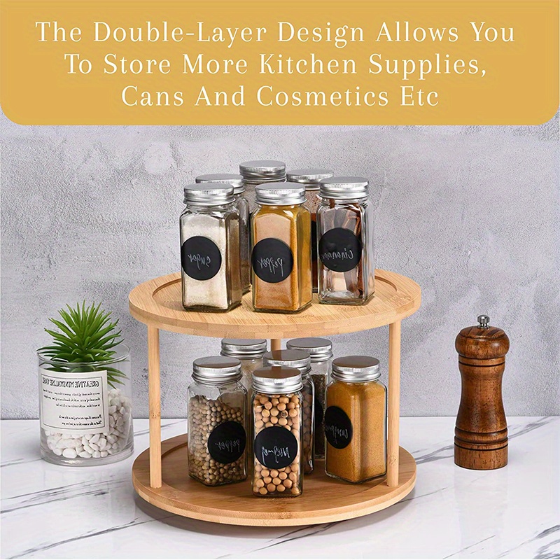 Rotating Storage Rack Shelf Organizer Kitchen - Temu United