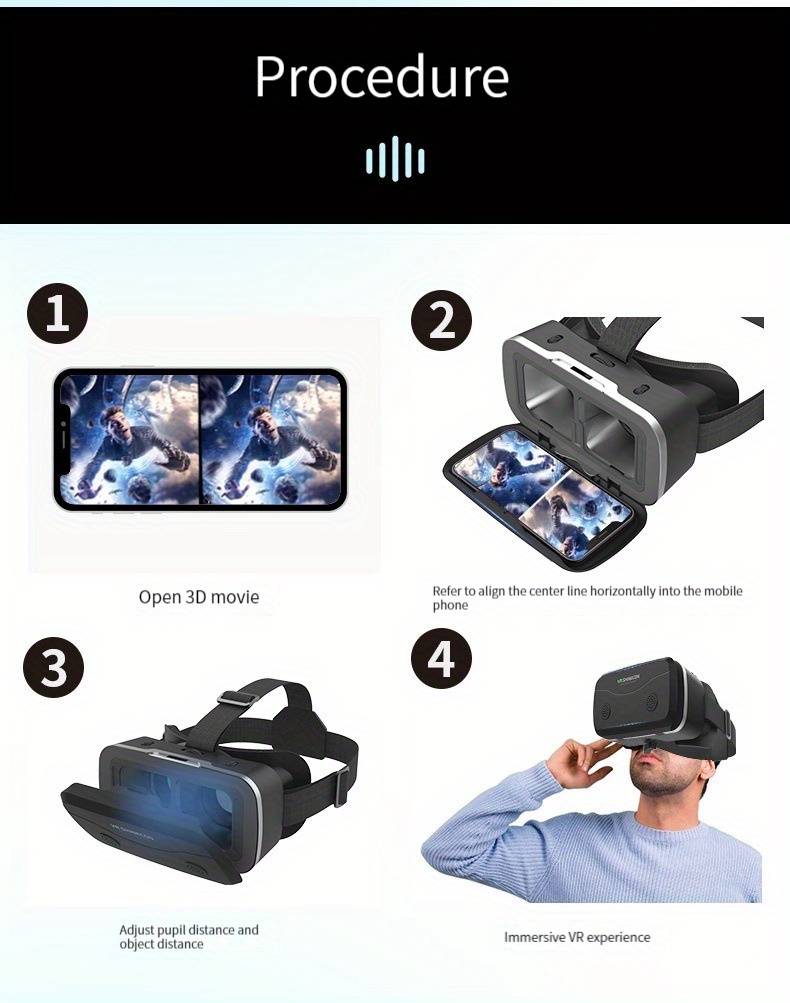 Vr Glasses Virtual Glasses Virtual Reality High - Temu New Zealand