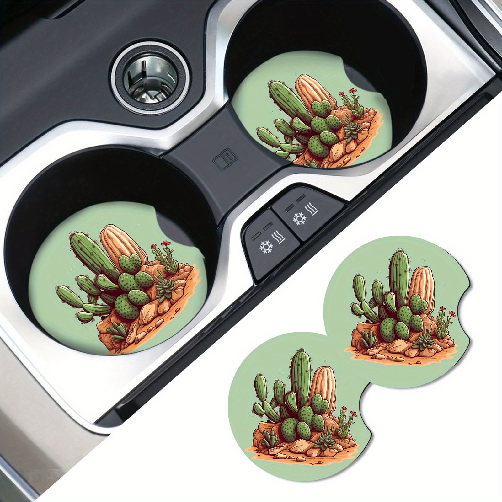 Absorbent Auto Drink Use Color Coasters Mats Vehicle Car - Temu Canada