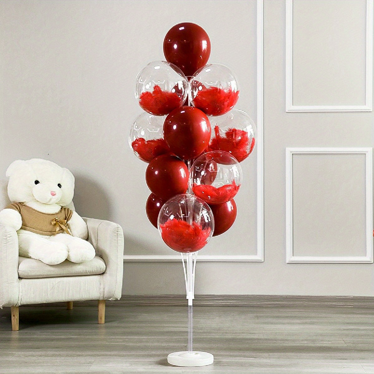 13 Balloon Stand Kit Supports Multiple Balloons Perfect - Temu