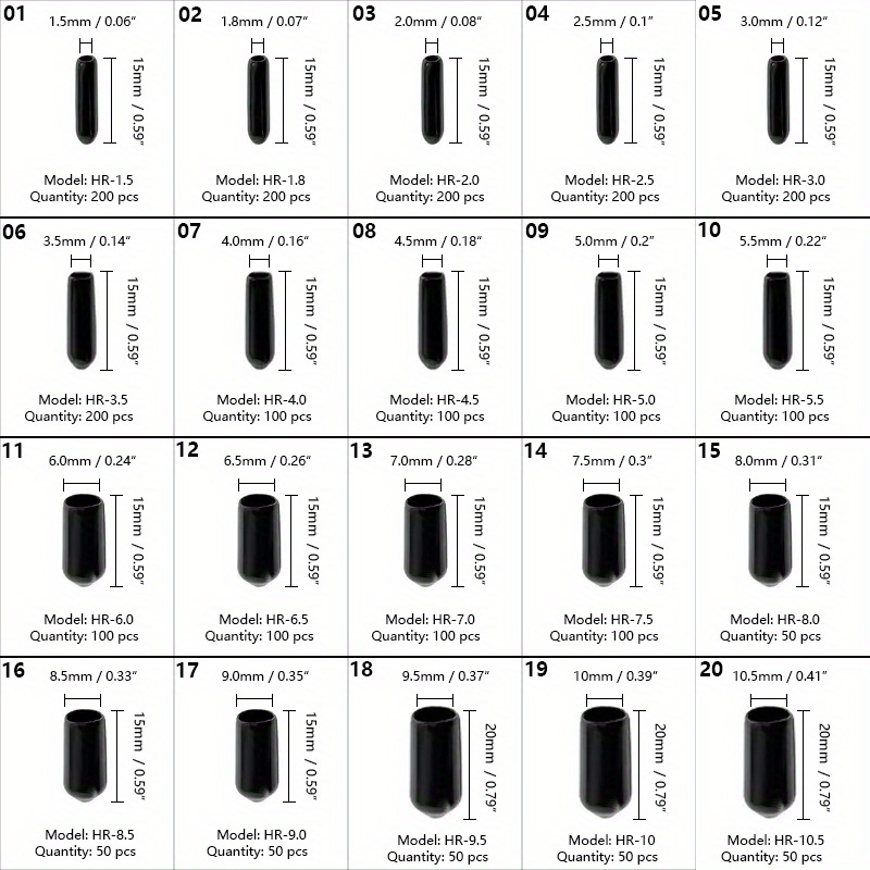 Blue Pvc Rubber Sheath Thread Protector Screw Protector Caps - Temu