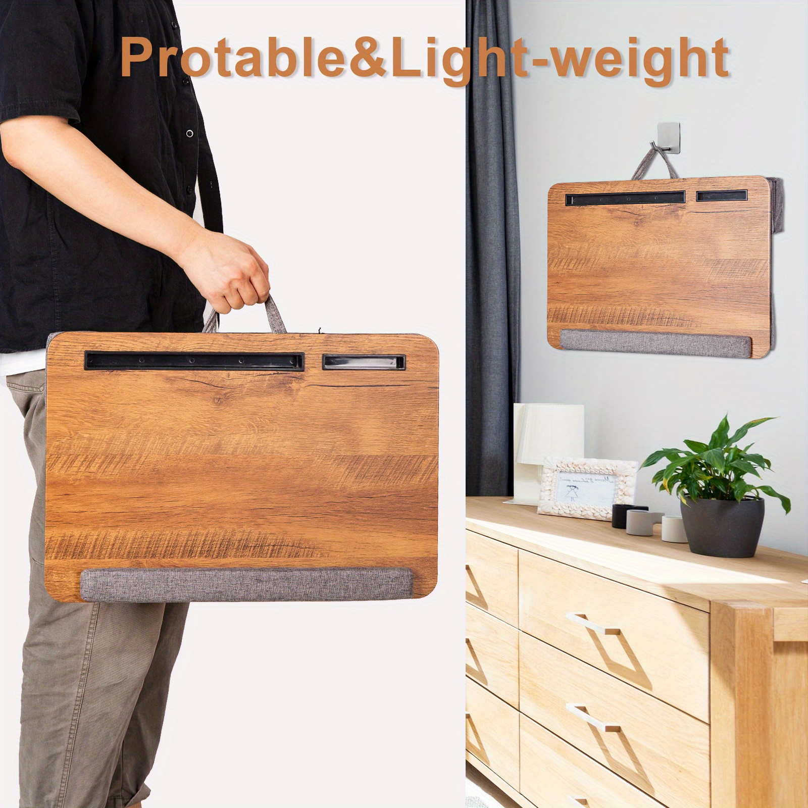 Stylish Imitation Wood Grain Computer Desk Simple Legs - Temu