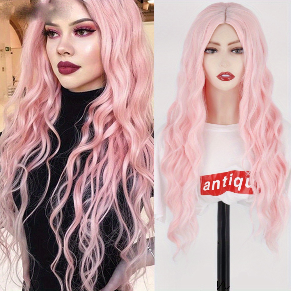 Long Wig Synthetic - Temu