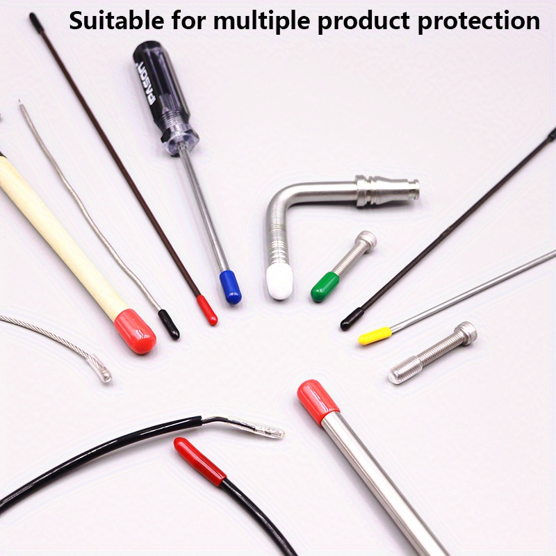 Blue Pvc Rubber Sheath Thread Protector Screw Protector Caps - Temu