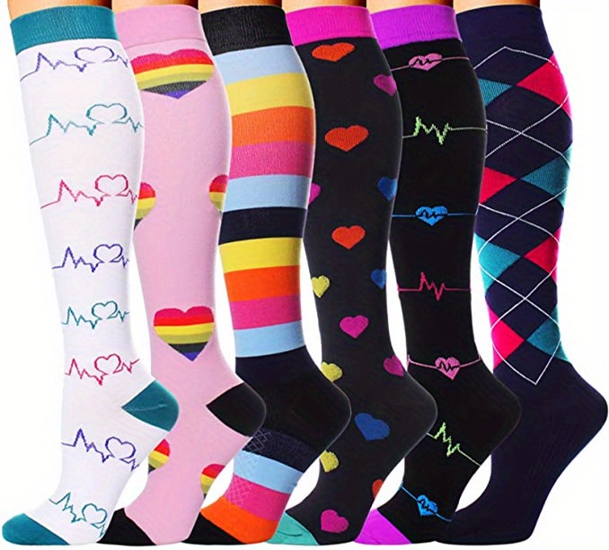 Sport Compression Stocking Running Hiking Socks Men Temu Canada