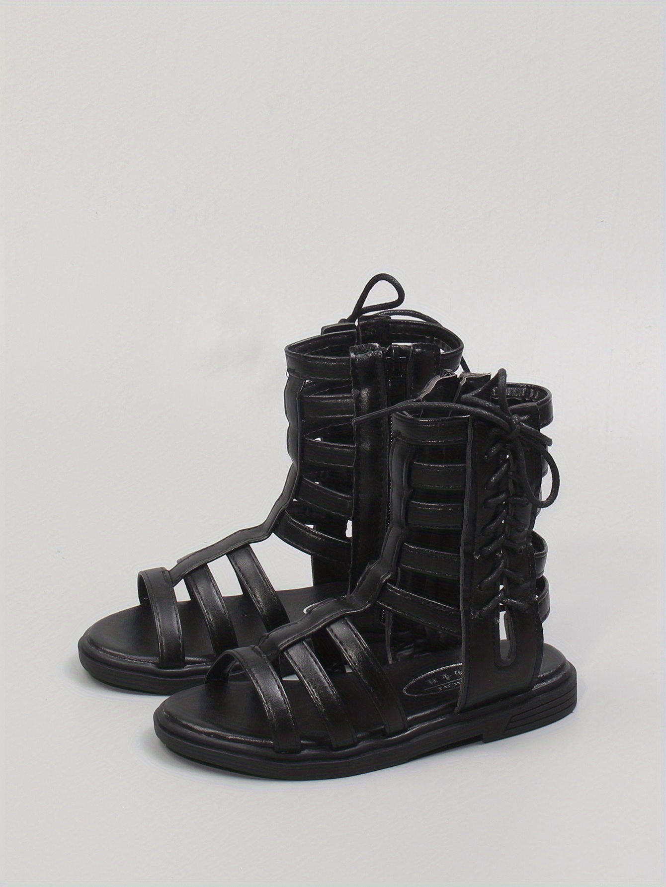 Trendy Breathable Open Toe Roman Sandals Girls Lightweight - Temu Canada