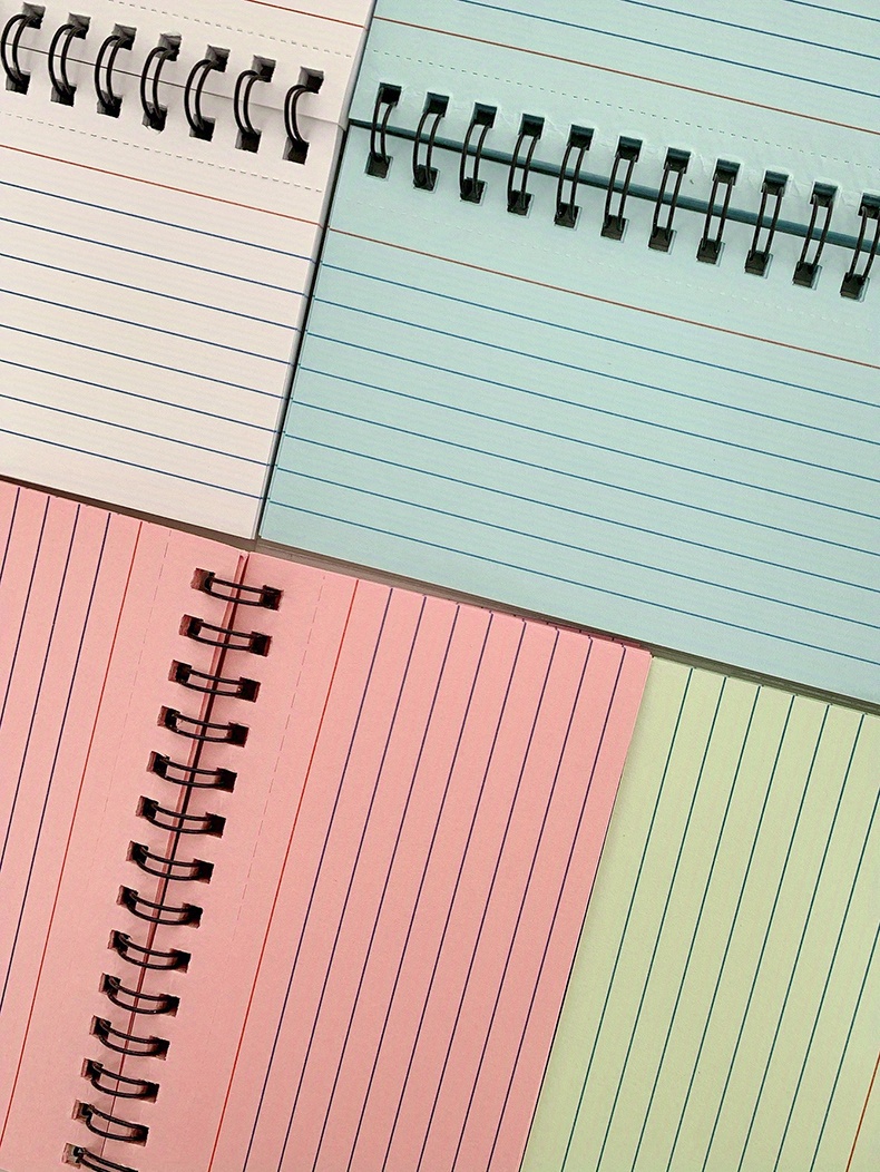 50 Pages 5 Colors Detachable Coil Notebook Line Detachable - Temu