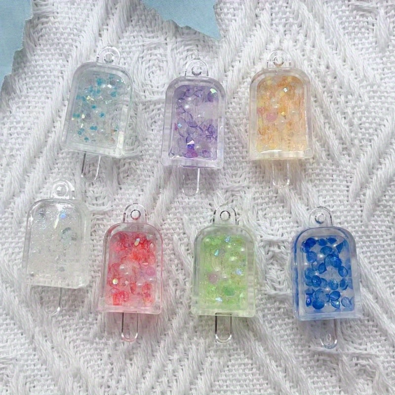 Colorful Design Acrylic Charms Miniature Food - Temu Canada