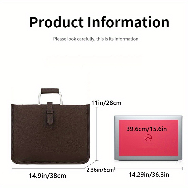 ]men's Handbag Briefcase Thickened Handle Laptop Bag - Temu New Zealand