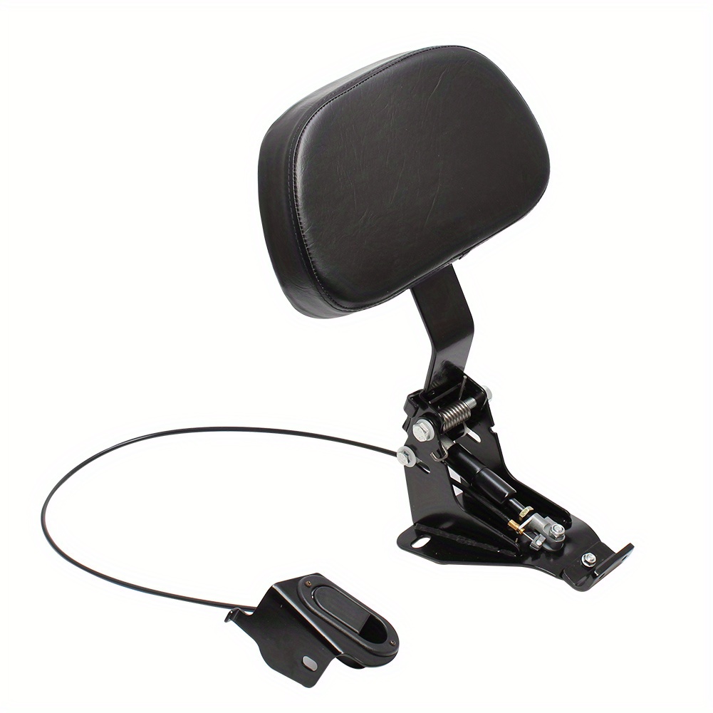 Motorcycle Driver Rider Backrest + Adjustable Mounting Kit - Temu