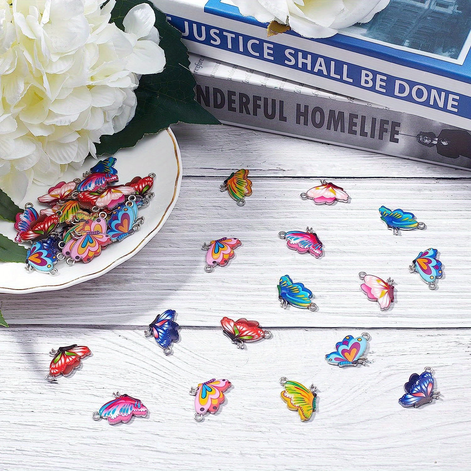 Mixed Color Alloy Enamel Charms Pendant - Temu Canada