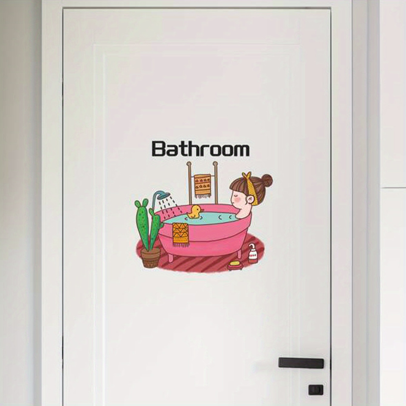 Identification Wall Sticker Bathroom Removable Waterproof - Temu Australia