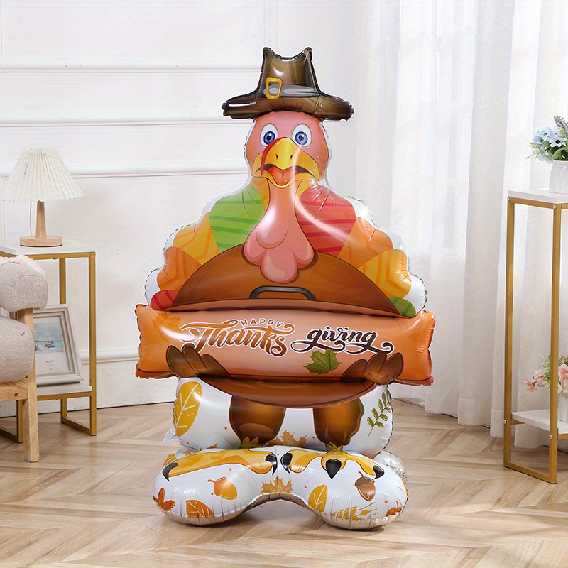 Thanksgiving Scene Layout Large Standing Base Turkey Corn - Temu