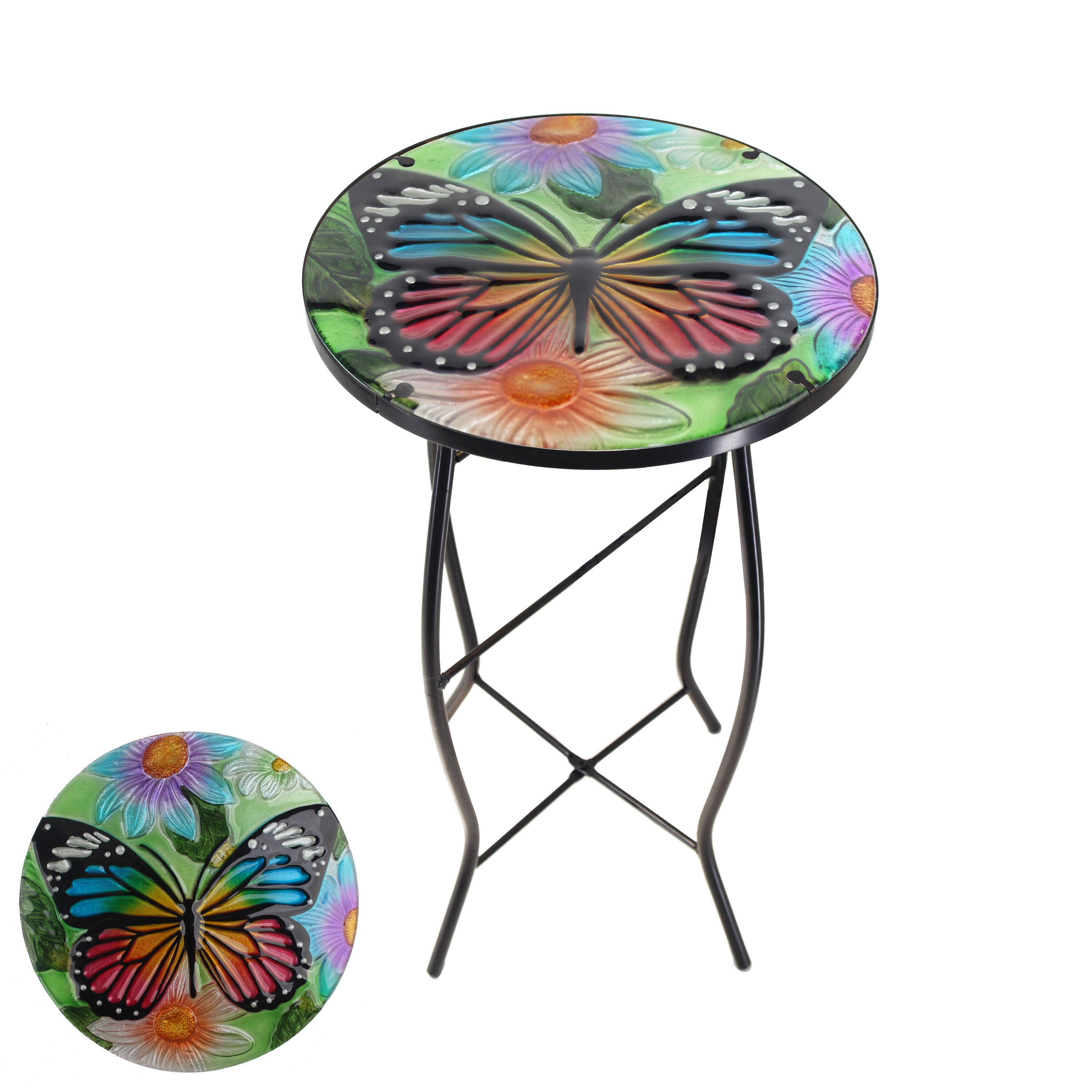 Glass Side Table Balcony Or Porch - Patio, Lawn & Garden - Temu Temu ...