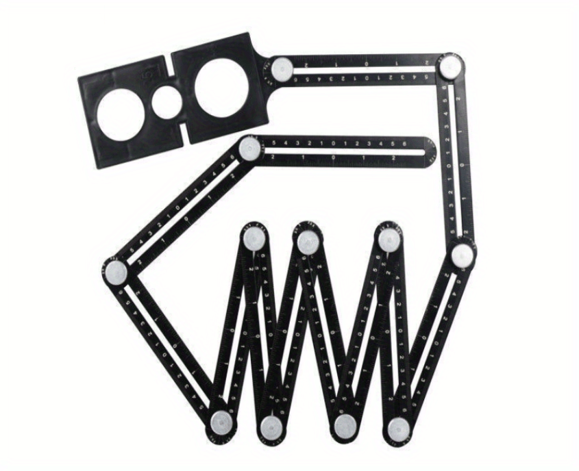 12 Folding Ruler Ceramic Tile Hole Locator Multifunctional - Temu United