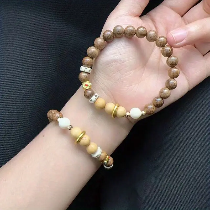 Trendy Classic Round Beads Decorative Bracelet Men T Temu United