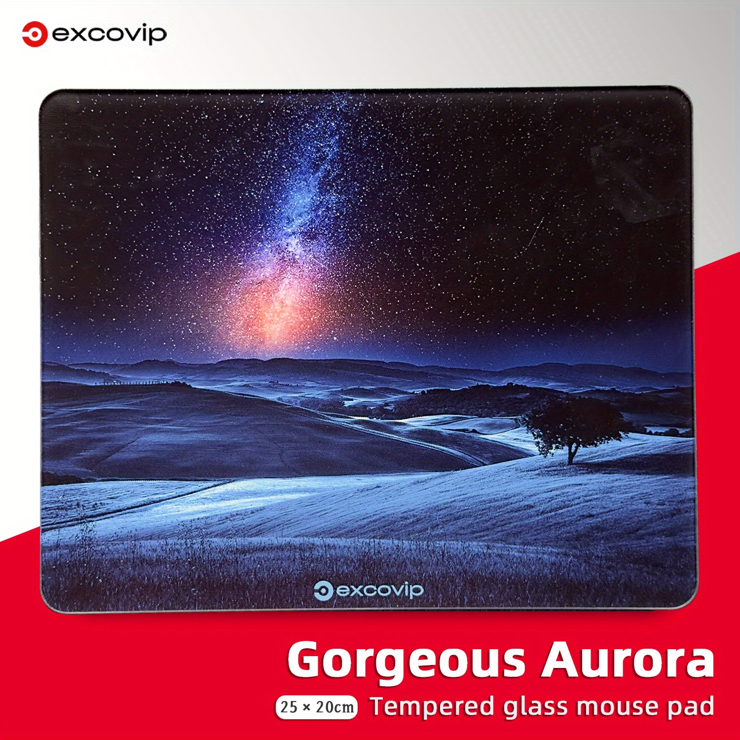 Tempered Glass Mouse Pad Thickened Game Esports Table Mat - Temu United ...