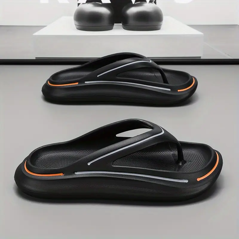 Mens Thong Sandals Casual Non Slip Flip Flops Platform Shoes For