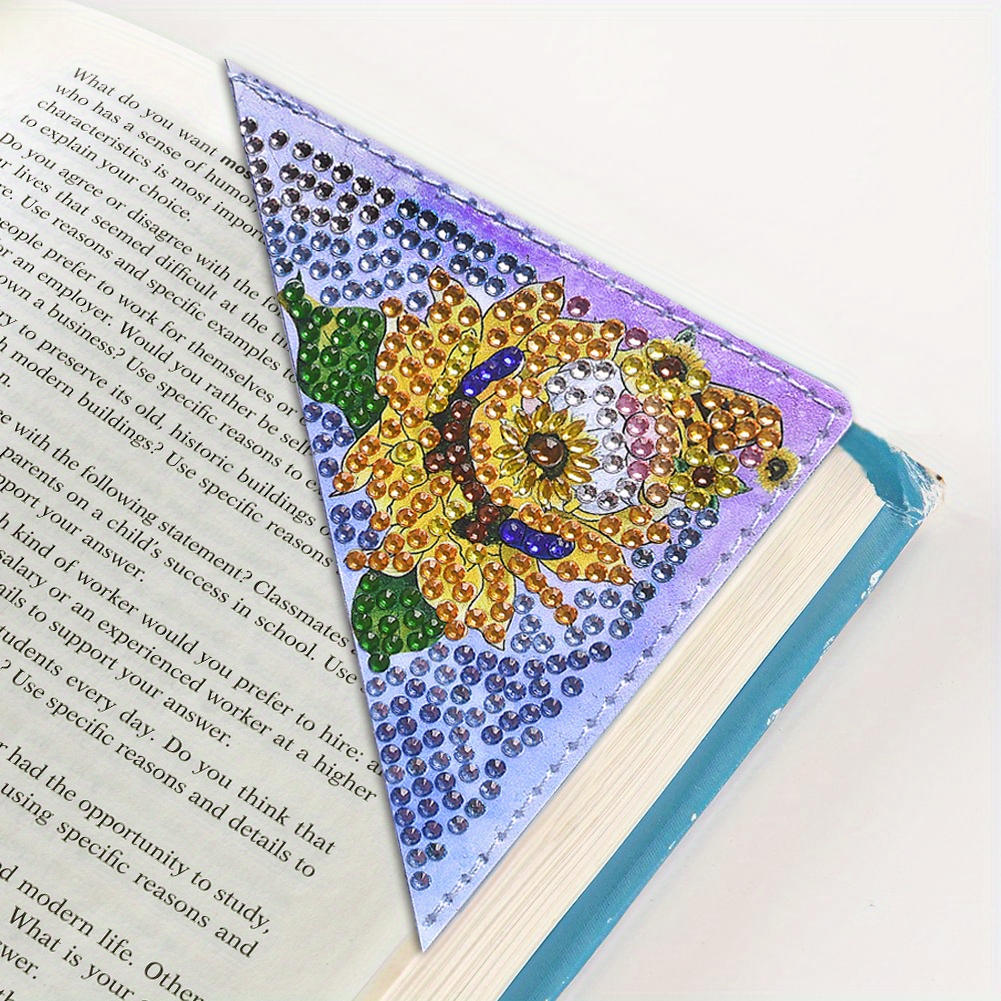 Sunflower Diamond Corner Bookmark Book Lover - Temu Australia