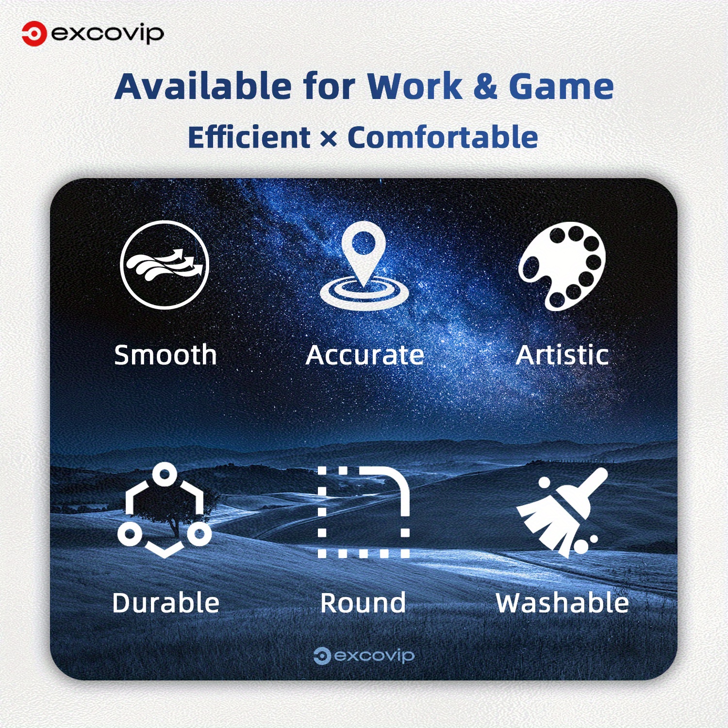 Tempered Glass Mouse Pad Thickened Game Esports Table Mat - Temu United ...