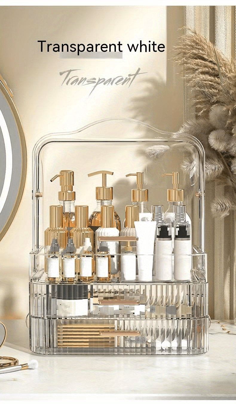 Makeup Organizer Drawers Dustproof Bathroom Bedroom Vanity - Temu