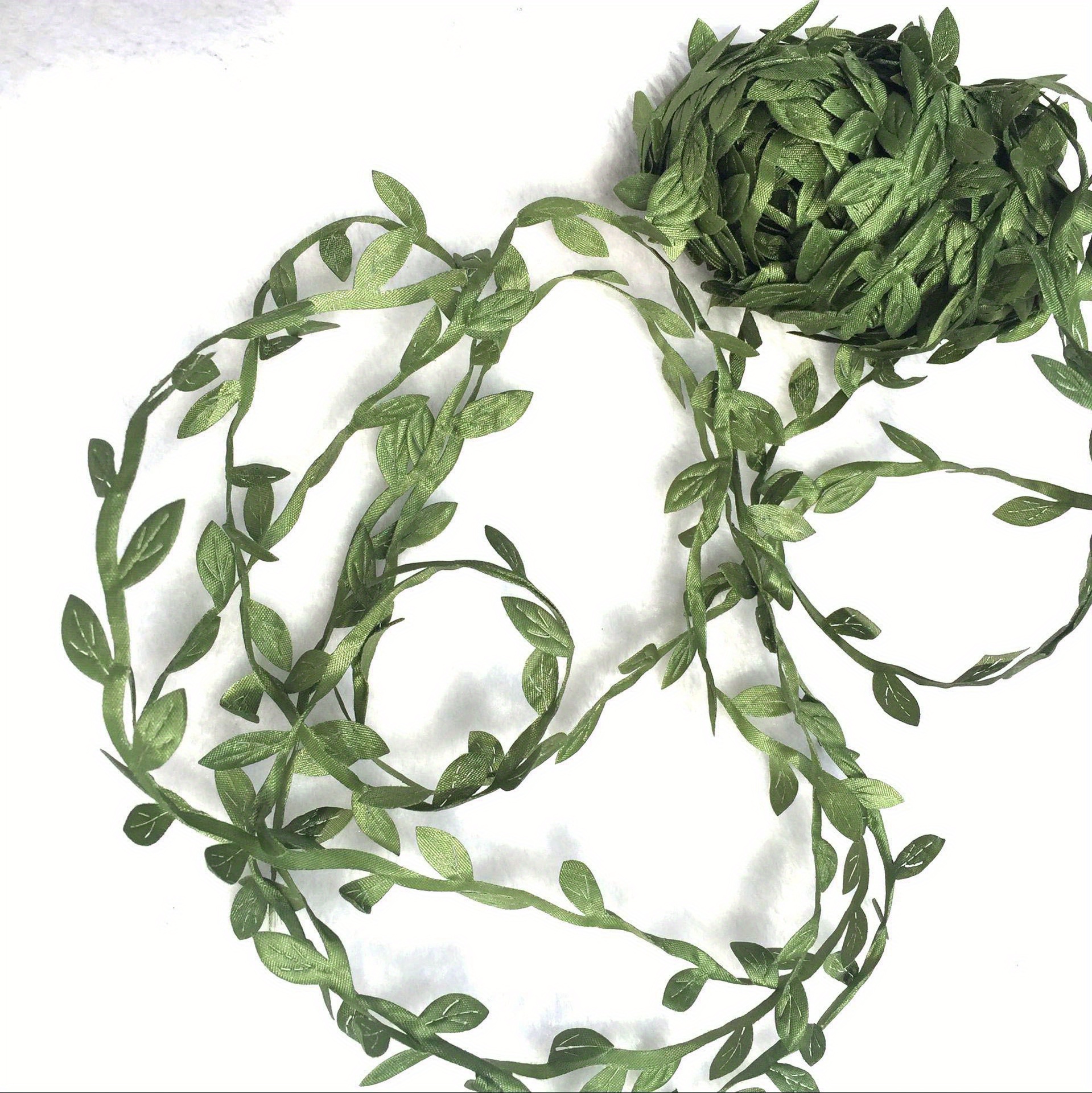 Leaf Ribbon Artificial Vines Leaves String Trim Ribbon Wild - Temu