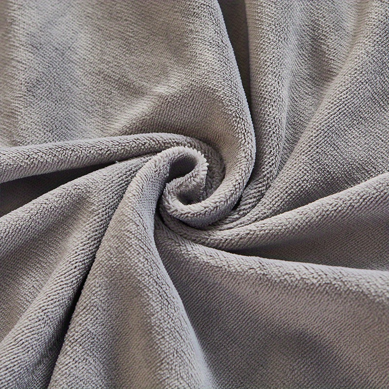 Soft Breathable Grey Milk Velvet Fitted Sheet Deep Pocket - Temu Canada