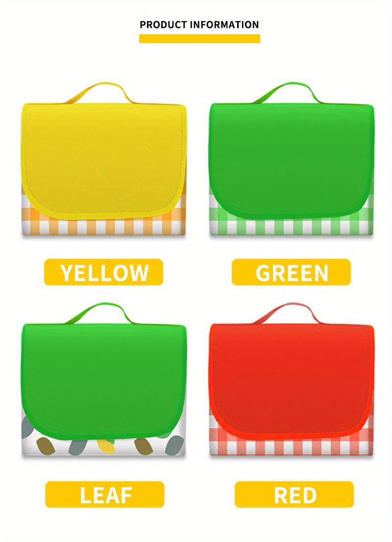 Moistureproof Picnic Mat Thicken Outdoor Camping Mat Waterproof Beach ...