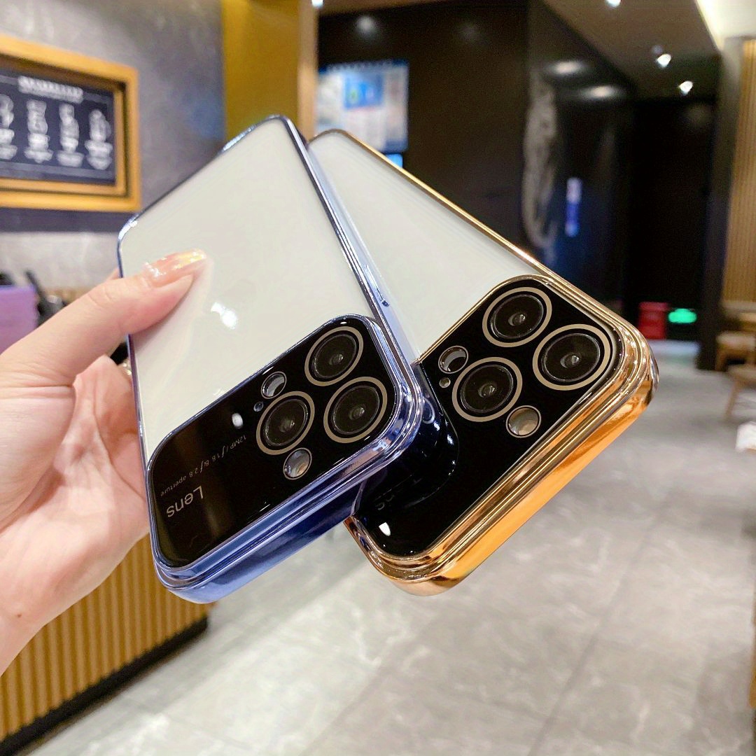 Transparent Electroplating Shell + Lens Film + Dust Filter - Temu Canada