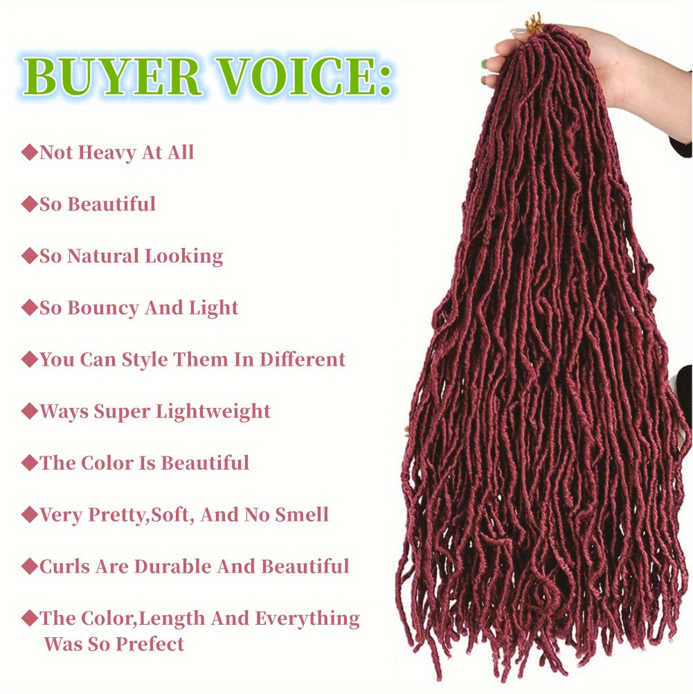Butterfly Locks Braids Hair Extensions Synthetic Soft Locs - Temu ...